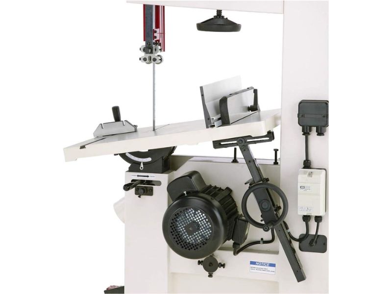 Sierra de cinta industrial de 21" y 5 HP Shop Fox W1770 | INFINITOOLS